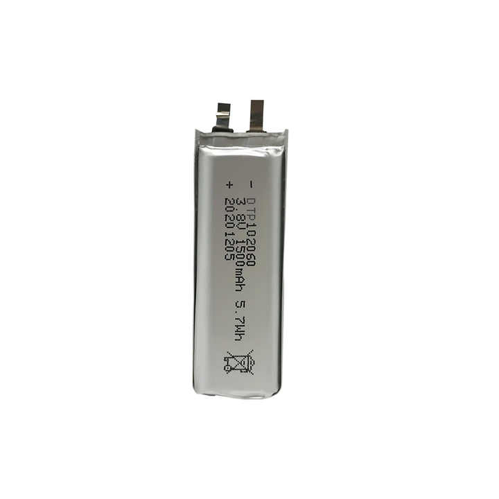 High Voltage LiCoO2 Material Polymer Pouch Battery 3.8V 1500mAh Li Ion ...