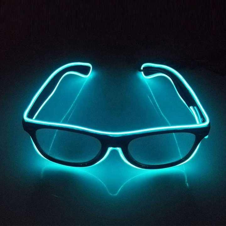 Gafas de sol con activación de sonido, con luces Led parpadeantes ...