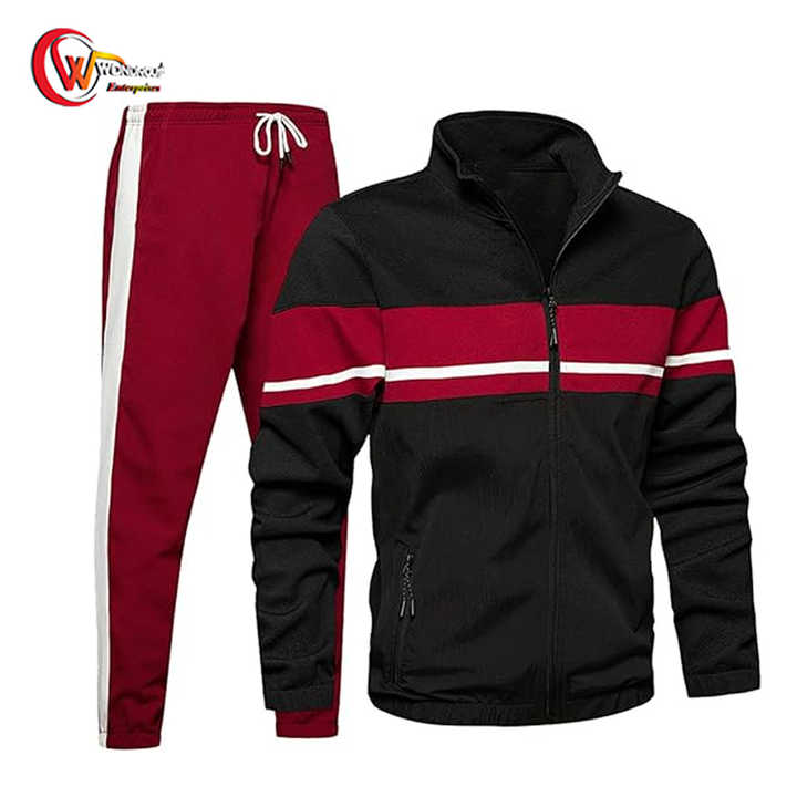 Custom Sportswear Men Tracksuit Outdoor Use Plus Size Custom Logo ...