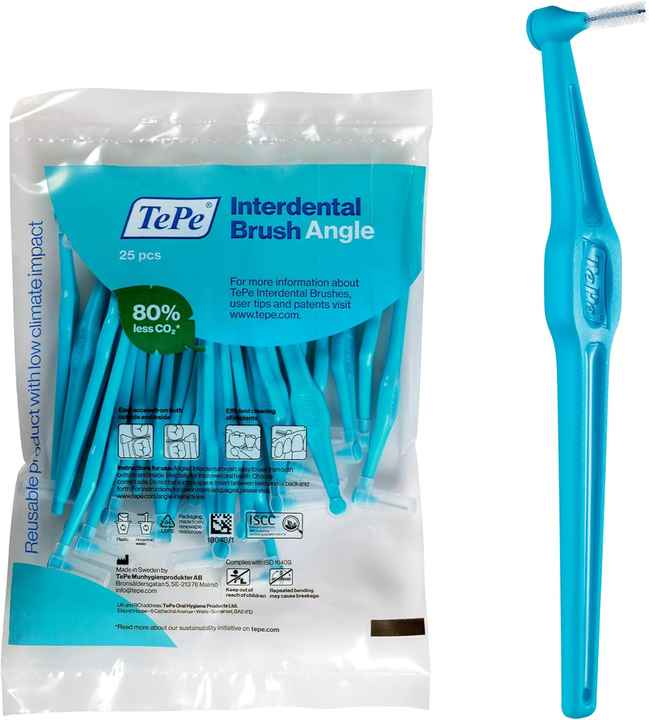 TEPE Interdental Brushes Angle, Blue - Pack of 25| Alibaba.com