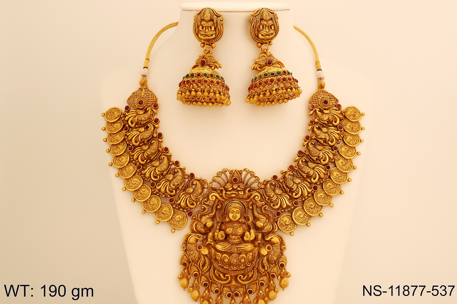 Peacock Gold Jewellery Sets - Elegant Indian Designer Pieces