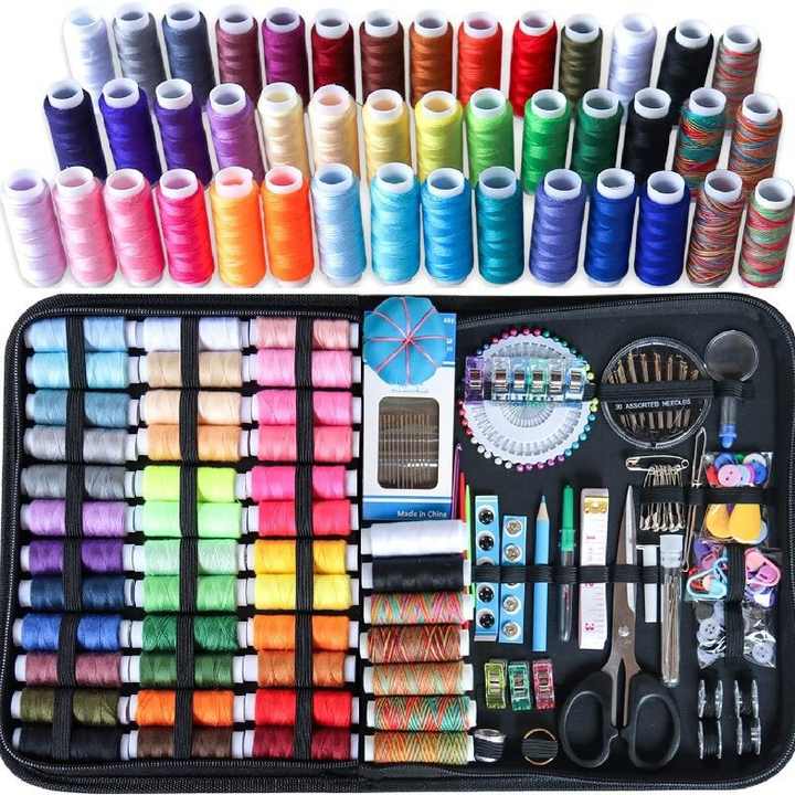 Extra-large Sewing Kit Set, Multi-functional Hand Sewing Tools ...