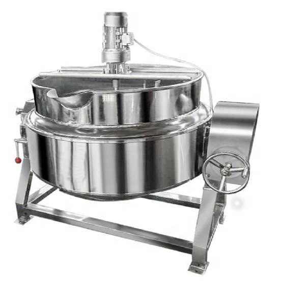 Comprehensive Double-layered Jacketed Pot Industrial Sugar Cooking Jam ...