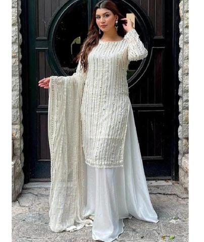 Shop Our Designer Indian Pakistani Salwar Suits with Embroidery Work