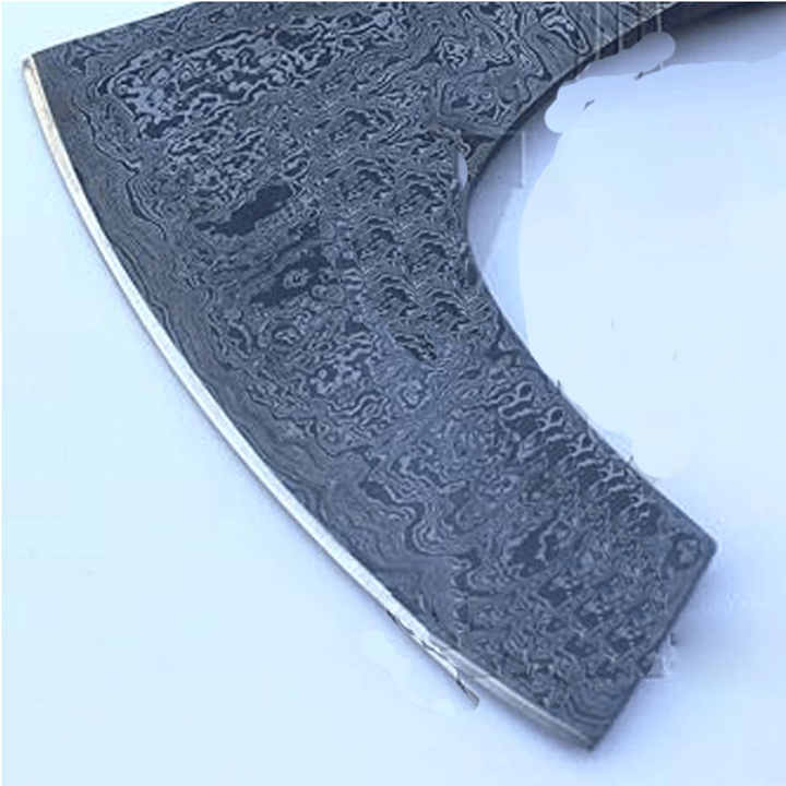 Custom Made Damascus Steel Axe Head Featuring Unique Designs Ideal for ...