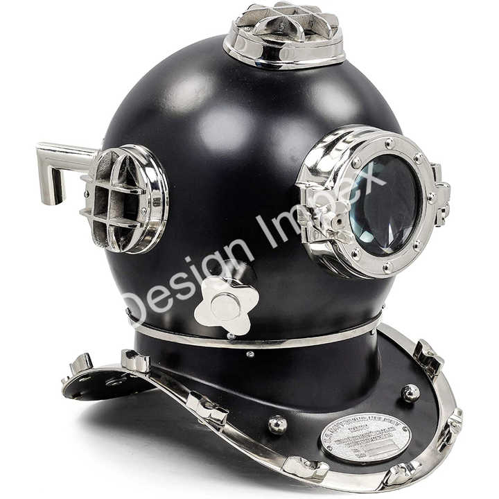 Black Diving Helmet Wholesale Price Metal Ship Diving Helmet For ...