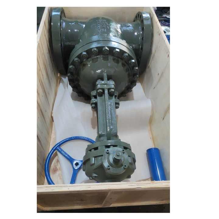 Z541H Manual Cast Steel High-Temperature Steam Bevel Gear Gate Valve 600LB Flange Connection ...