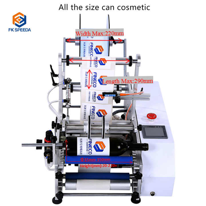 High Quality Semi-Automatic Glass Round Bottle Labeling Machine
