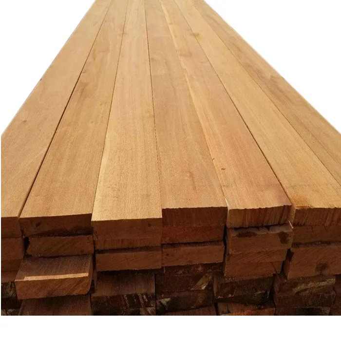 Hardwood Red Meranti Sawn Timber / Planks for Building Pine Wooden ...