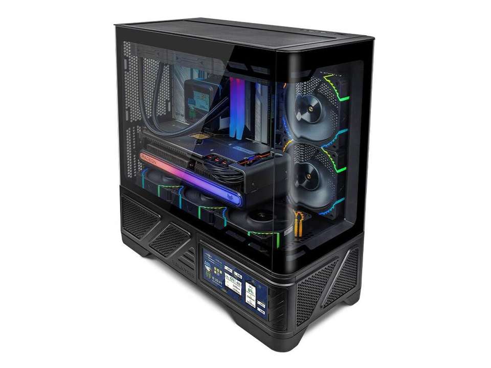 Valkyrie VK03M Mid Tower Gaming PC Case with 360 Water Cooling & 6.2 ...