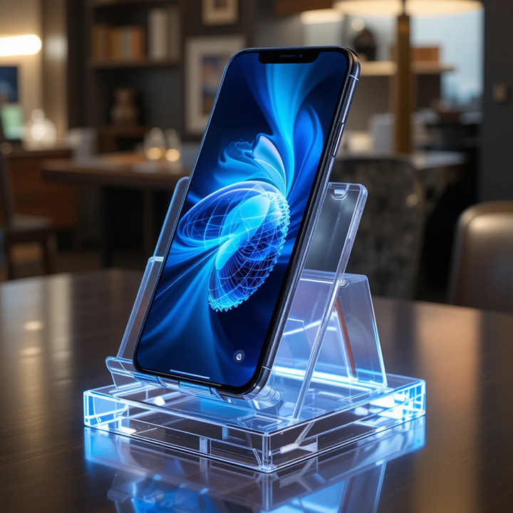 Wholesale Price Portable Clear Transparent Acrylic Mobile Display Stand ...