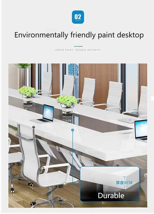 Modern Simple Painted Conference Table - Perfect for Meetings