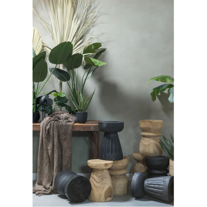 High End Natural Solid Wood Stool Side Table Home Furniture ...