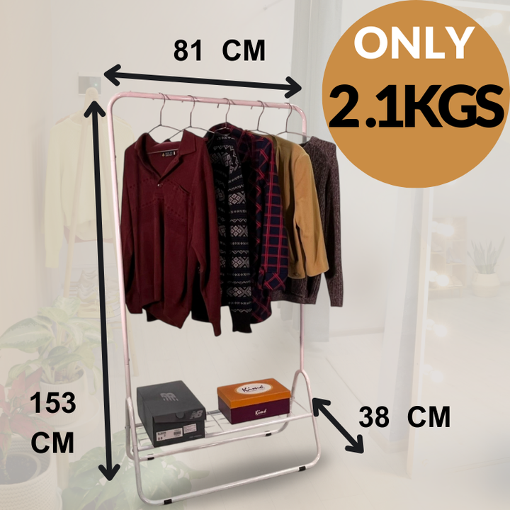 OEM Custom Modern Metal Clothes Stand and Shoes Rack Space-Saving ...