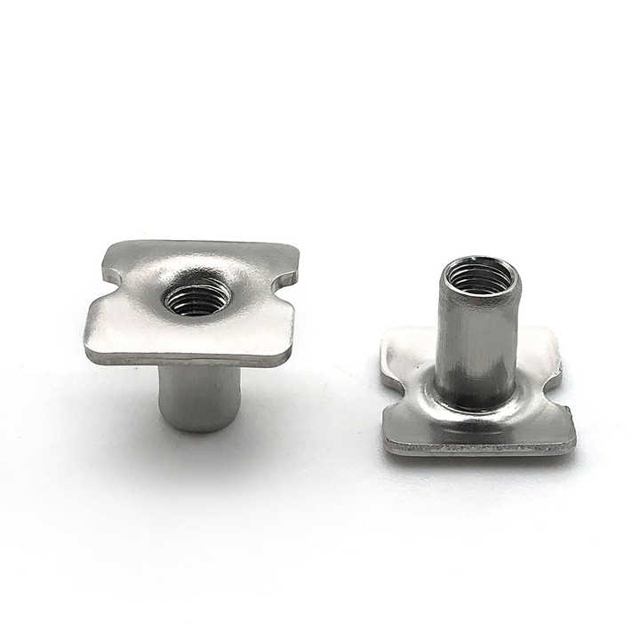 Stainless Steel Offset Narrow Base Weld Nuts M14 M16 Ring Projection ...