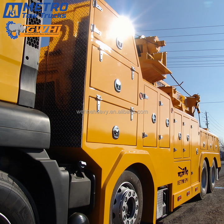Metro Tow Trucks Custom Rotator Wrecker | Sliding Option HOWO Chassis ...