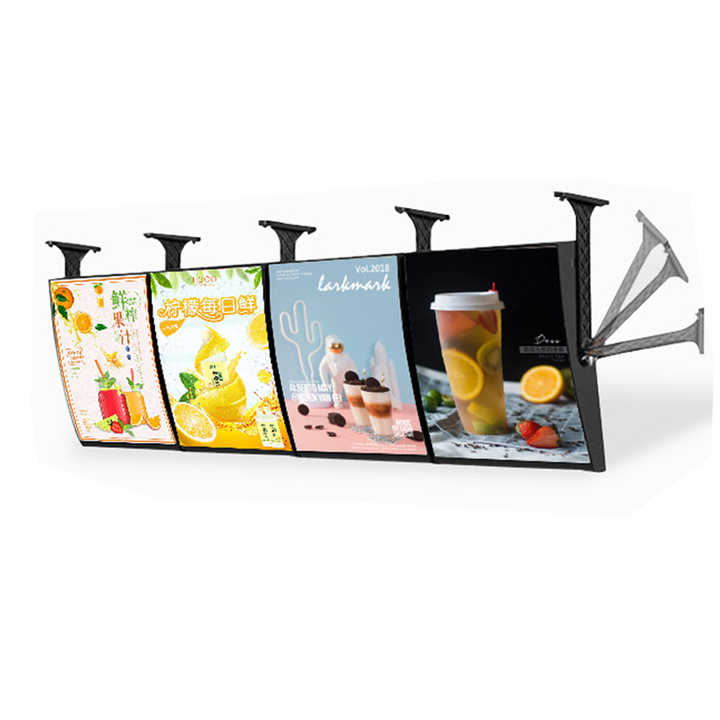 restaurant menu led advertising poster Curved menu led light box large ...