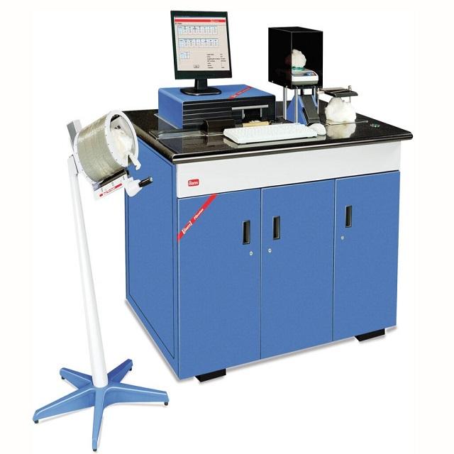Compact high-capacity instrument for measuring cotton fiber properties ...