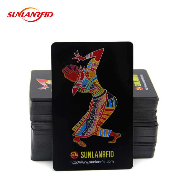 Custom RFID Blank Matte NFC Black PVC Card - Access Control
