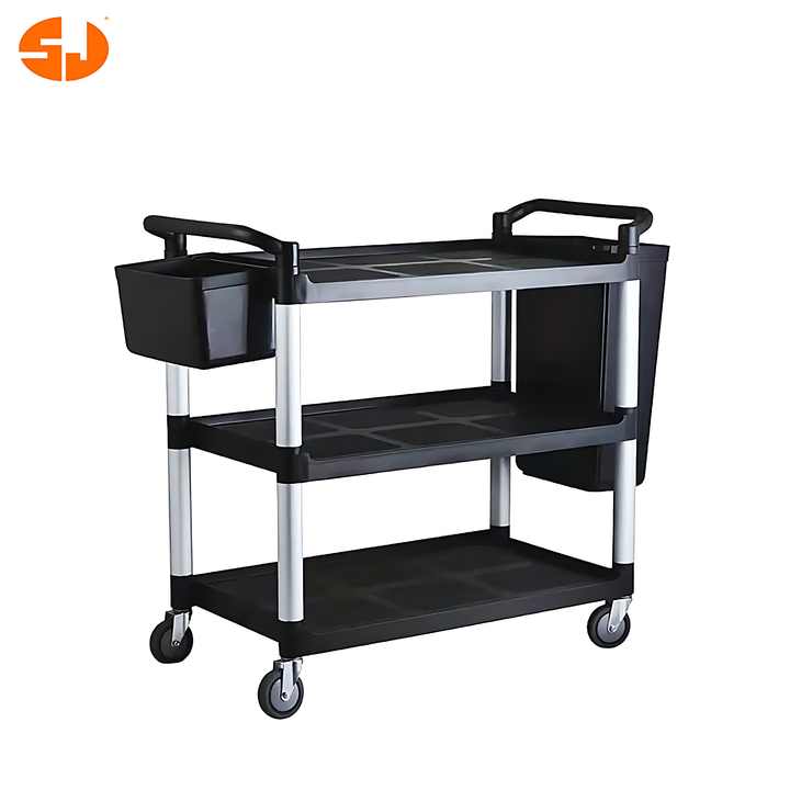 Factory Wholesale Commercial Plastic Wheeled Multi-tier Mobile Food ...