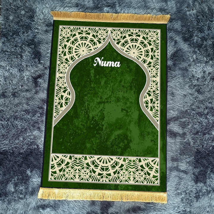 Muslim Prayer Rug-Islamic Turkish Velvet Rugs-Great Ramadan Gifts ...