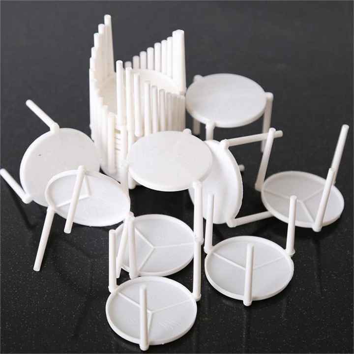 Bulk Disposable Pizza Box Tripod Stands Sturdy Plastic Pizza Savers for ...