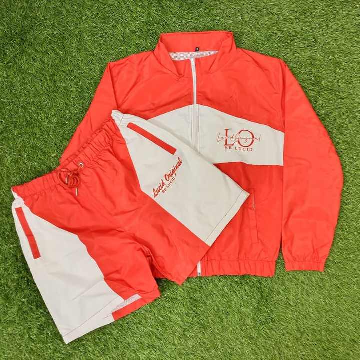 High Quality Custom Men's Windbreaker Short Set for Summer