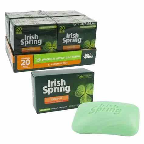 Shipping to be negotiated Fresh Clean Original Irish Spring Bar Soaps 4 Oz x 20