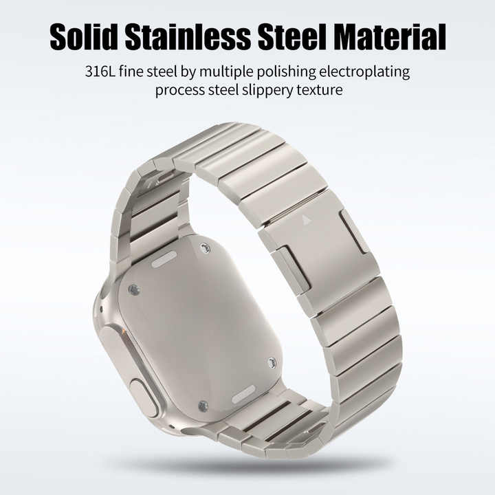 Solidcore Apple Watch - Luxury 38mm 44mm Stainless Steel Band
