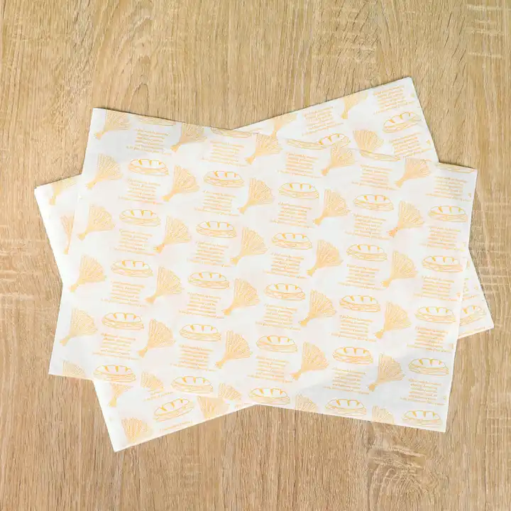 Wholesale Food Grade Burger Wrap - Custom Design & PE Coating