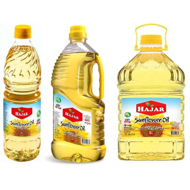 100% Pure Refined Sunflower Oil - Ideal for Cooking