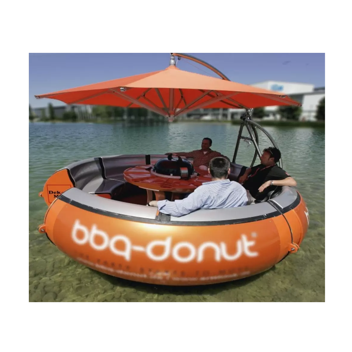 BBQ Leisure Boat 8 Person Round Barbecue Donut Boat Barbecue Dining ...