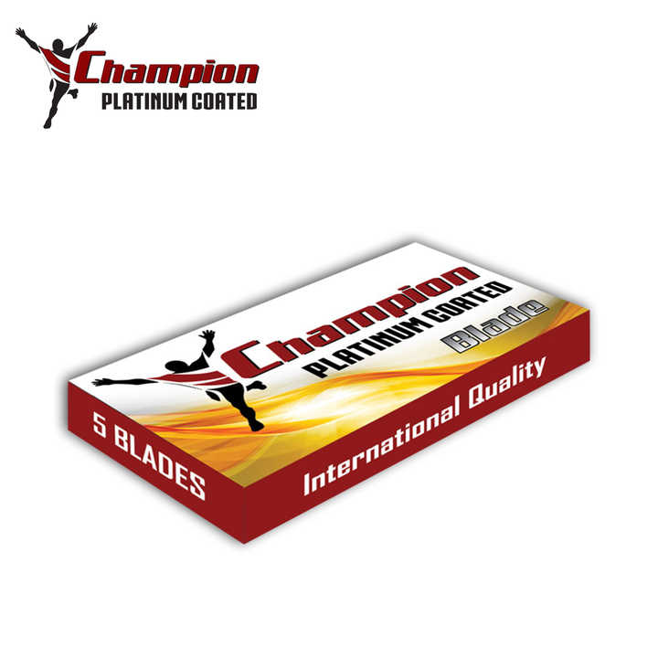 Champion Platinum Coated Double Edge Safety Razor Blade - Reliable ...