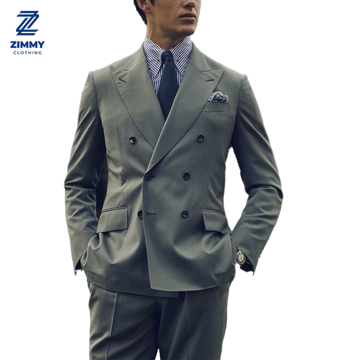 Made in Vietnam Business Suit Classy Suits for Men Double Breasted ...