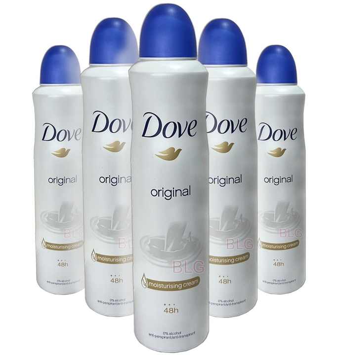 Dove Antiperspirant Spray, International Version, 150 ml (Pack of 10) - Mixed Within Available ...