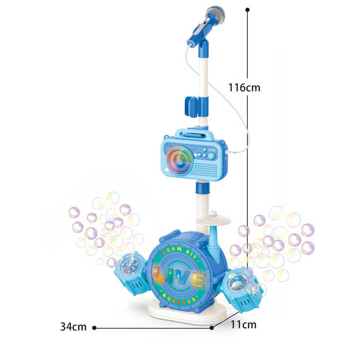 Automatic Electric Jazz Drum Recording Bubble Machine Microphone With ...
