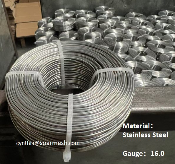 China Factory BWG16 BWG14 PVC Coated Binding Wire Rebar Tie Wire Black ...