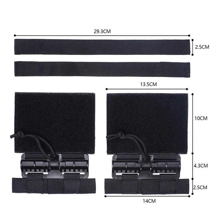 2 Pack Tactical Vest Quick Release Buckle Set - High Strength