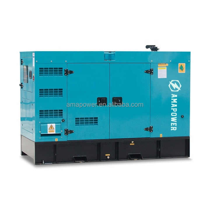 60KVA Silent Diesel Generator Set 50KW 60KW with 3-Phase 1500RPM 50HZ Frequency and 12V Rated ...