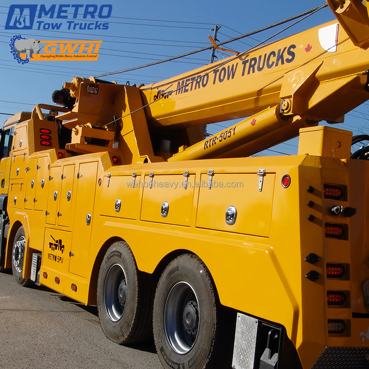 Metro Tow Trucks Custom Rotator Wrecker | Sliding Option HOWO Chassis ...
