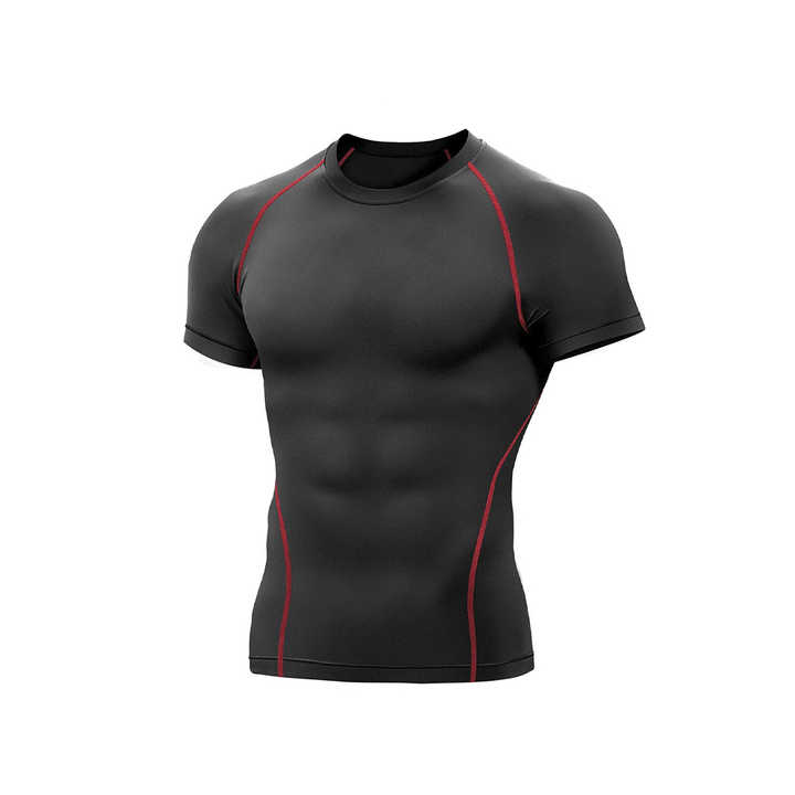 High Performance Compression T-Shirts for Men's Gym