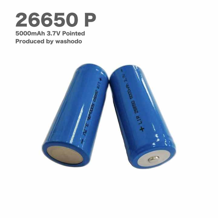 Rechargeable Flashlight Batteries 26650 Rechargeable Battery,3.7V Flat ...