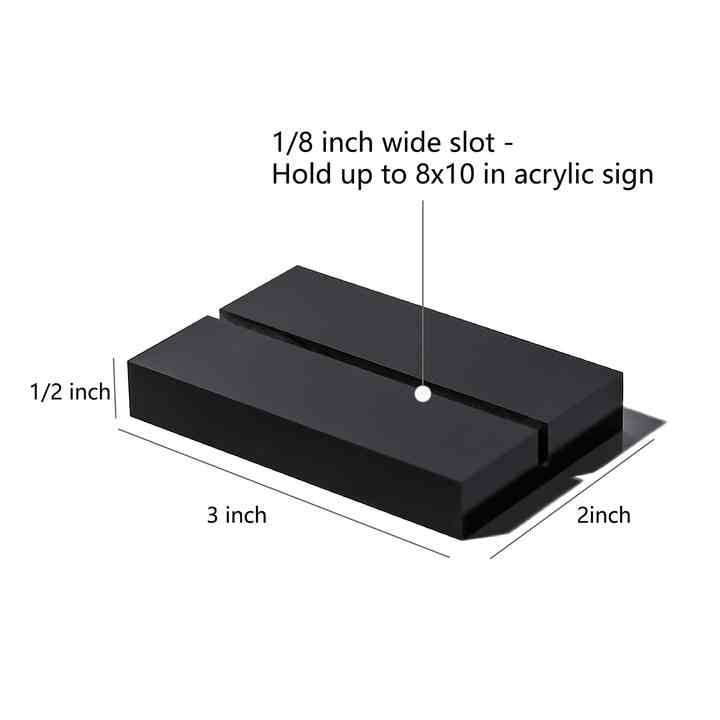 Custom Acrylic Blocks - Perfect for Sign Display Holders