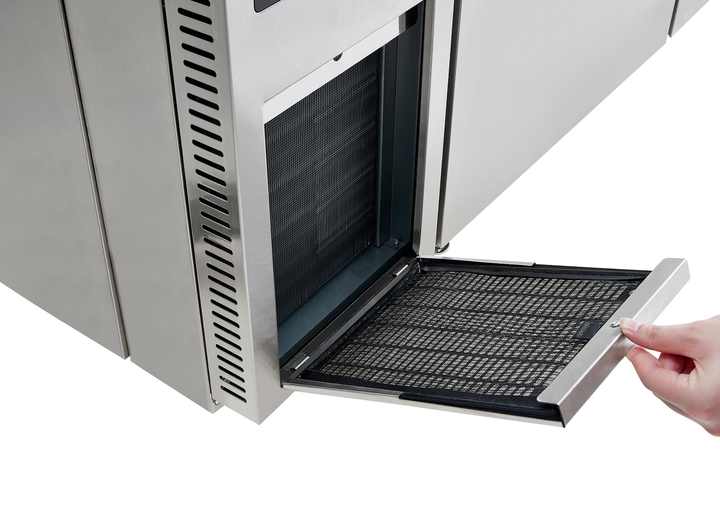 Commercial Stainless Steel Fridge Kitchen Work Bench Chiller Table Top ...