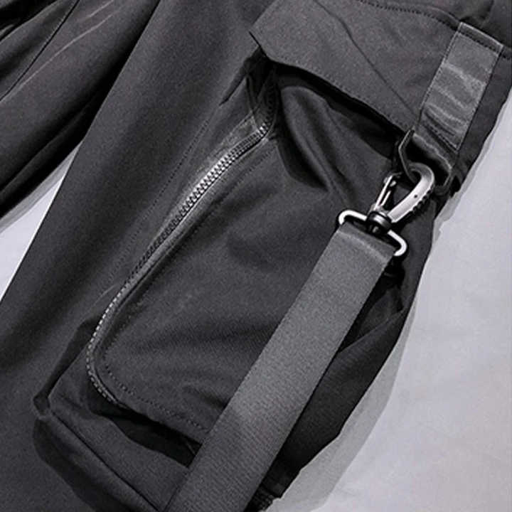 Cyber Techwear DARK Hip Hop Pants Men 2024 Ninja Streetwear Pants ...