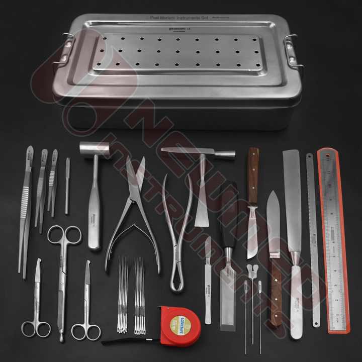 Post Mortem Instruments Set Cadaver Dissection & Study Medical ...
