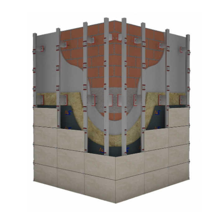Multi Clips Ceramic Facade System Porcelain Facade Cladding BUILDING ...