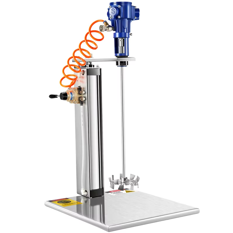Pneumatic Air Motor Ink Agitator IBC Tank Barrel Mixer 500L 1000L ...