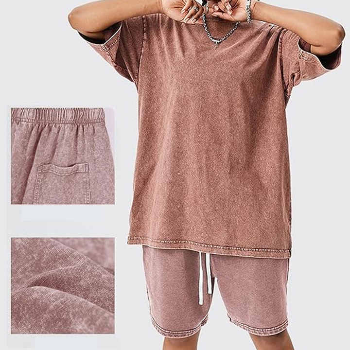 100% Cotton Made Acid Wash Shorts Top Selling OEM Service Acid Wash ...