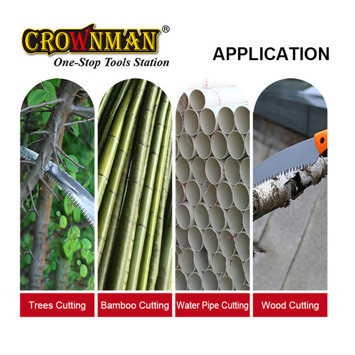 CROWNMAN Pruning Saws - Durable 65mn Blades for Woodwork